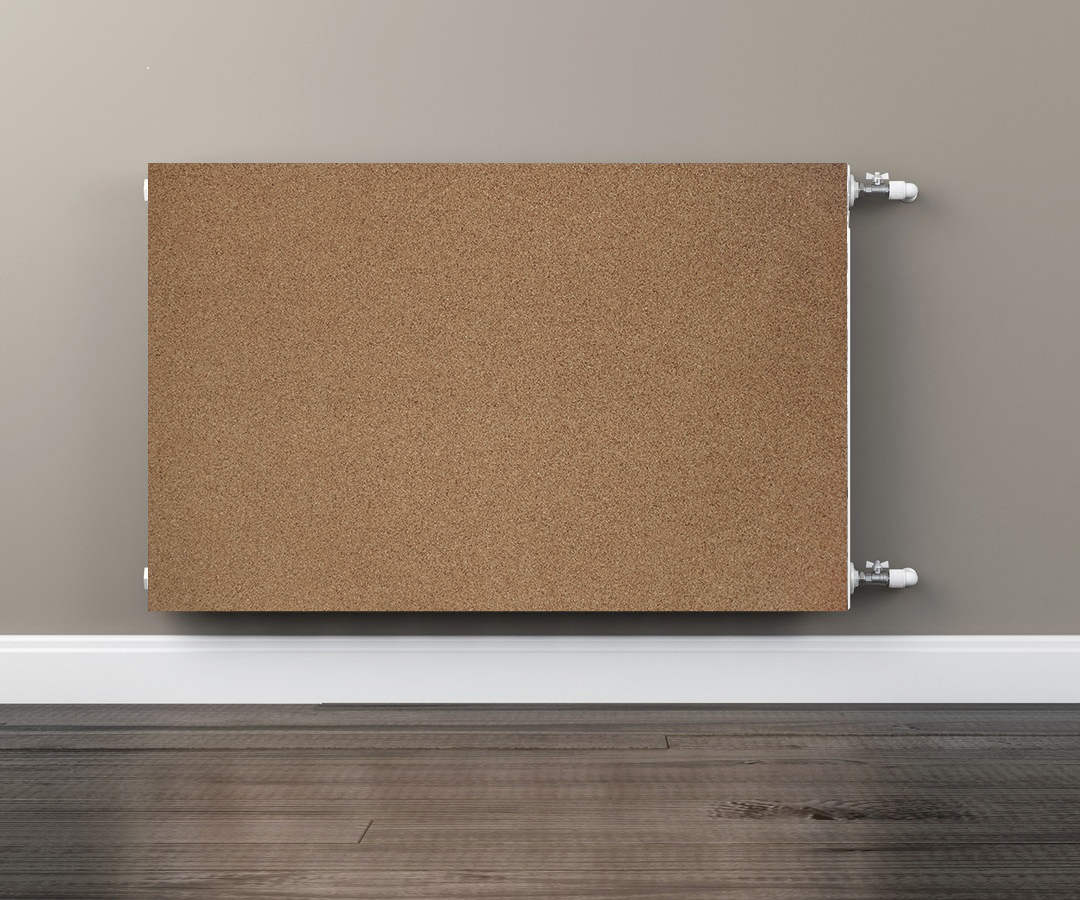 Cork Magnetic Radiator Cover LARGE (1500mm x 600mm) - Radwraps