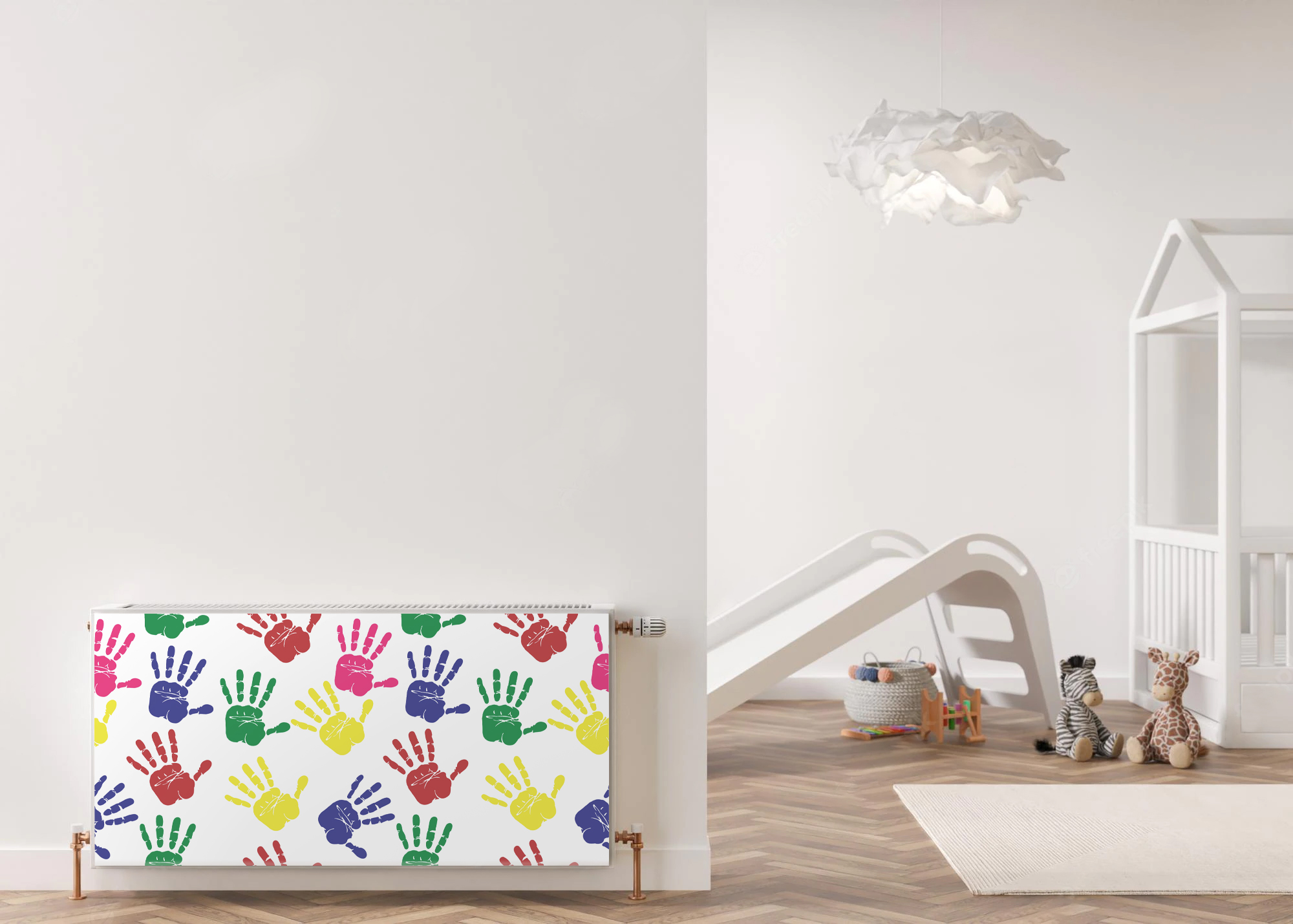 Nursery Radiator Cover (Safety Padded & Antibacterial Coated ...